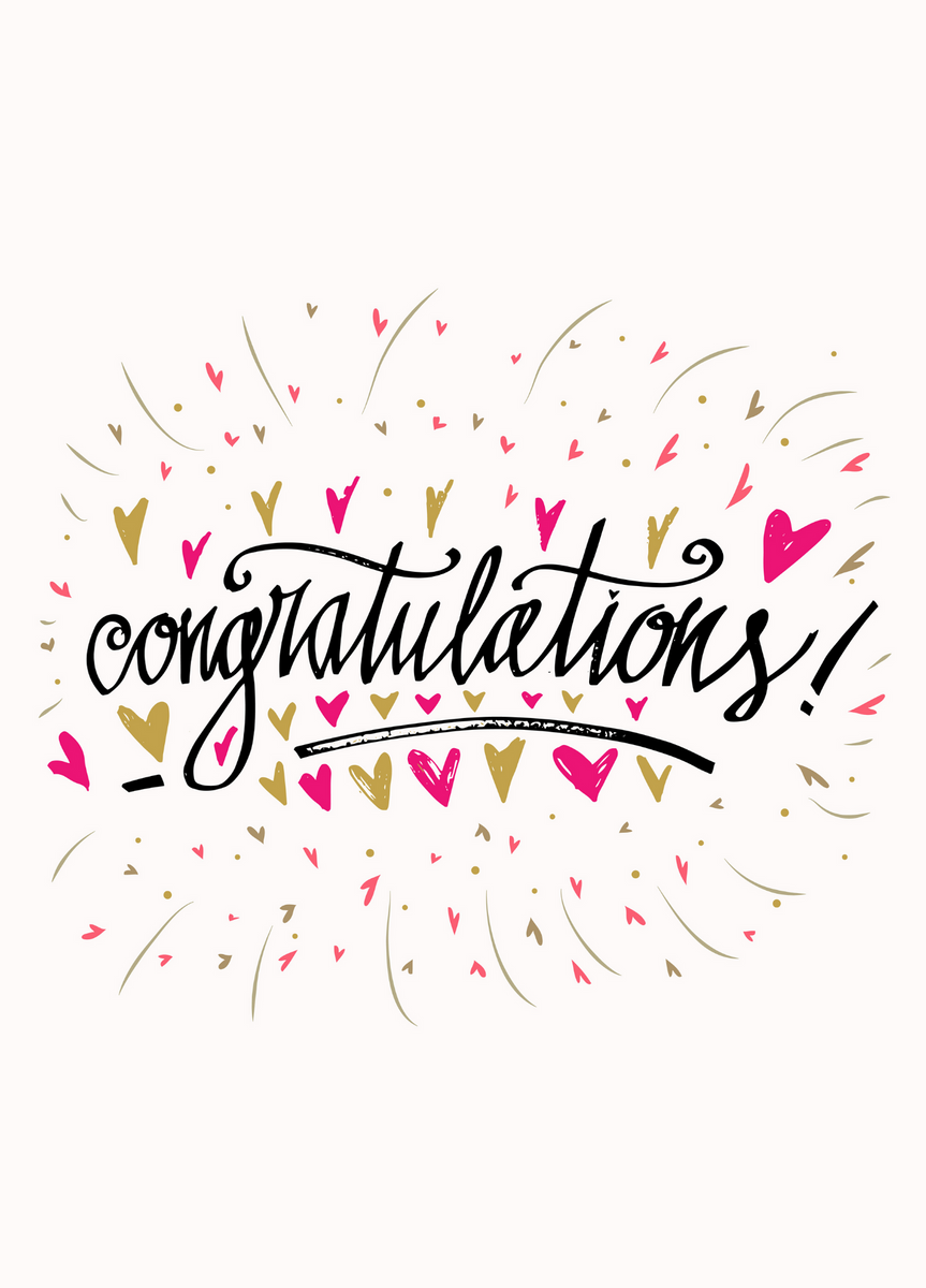 Joyful Congratulations Voice Card – Record a Card